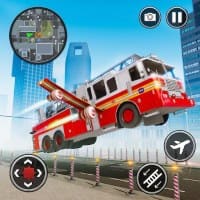 Flying Fire Truck Driving Sim - Play Flying Fire Truck Driving Sim ...