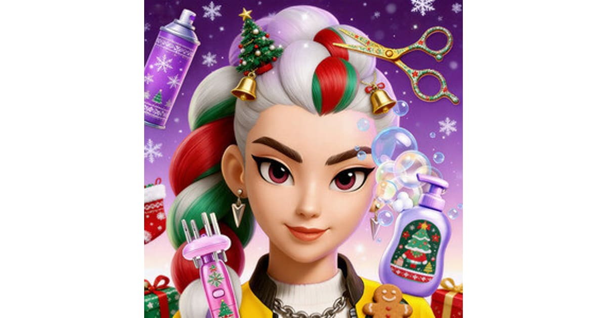 Download Christmas Hair Stylist and play Christmas Hair Stylist Online ...