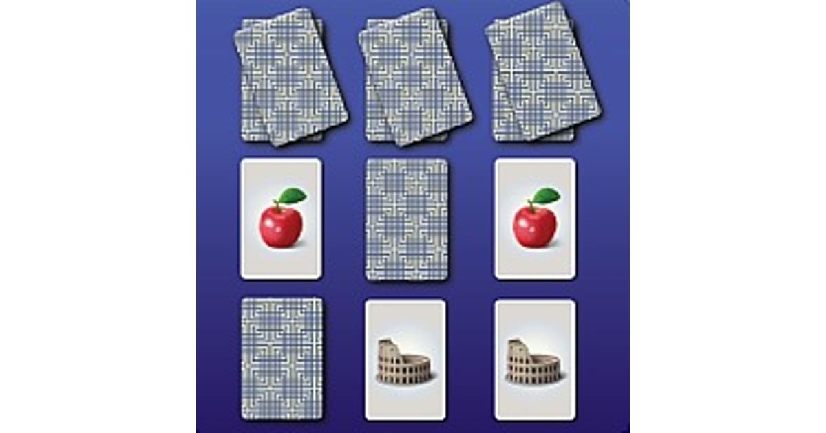 Download Memory match game and play Memory match game Online - TopGames.Com