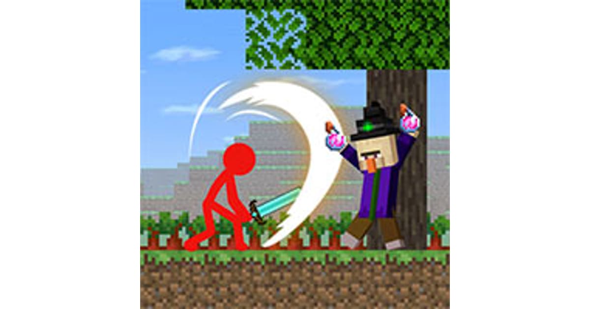 Stickman vs Craftman - Level 1-10 Gameplay Part 1 - TopGames.Com