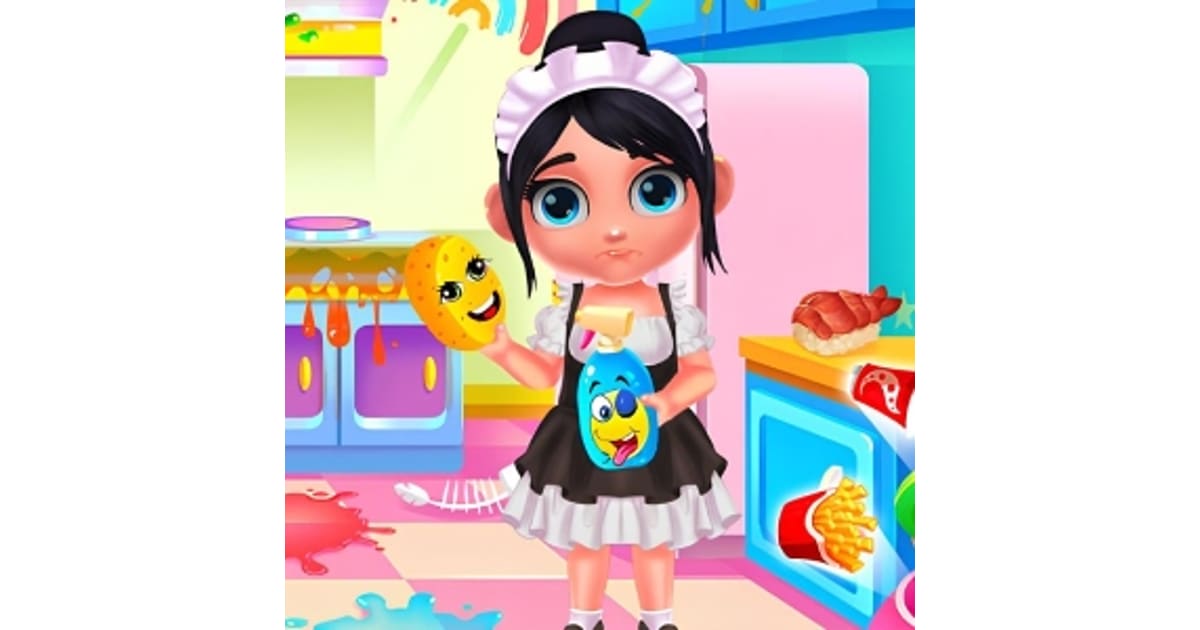 Candy House Cleaning - Play Candy House Cleaning Online at TopGames.Com