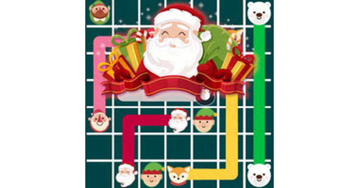 Connect The Christmas - Play Connect The Christmas Online at TopGames.Com
