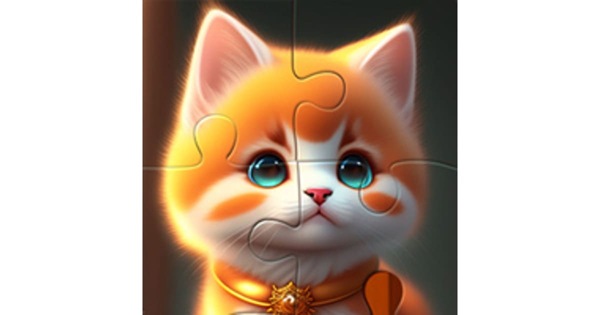 Cute Cat Jigsaw Puzzle - Play Cute Cat Jigsaw Puzzle Online at TopGames.Com