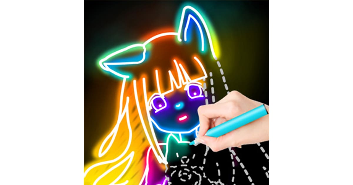 Learn To Draw Glow Cartoon - Play Learn To Draw Glow Cartoon Online at ...