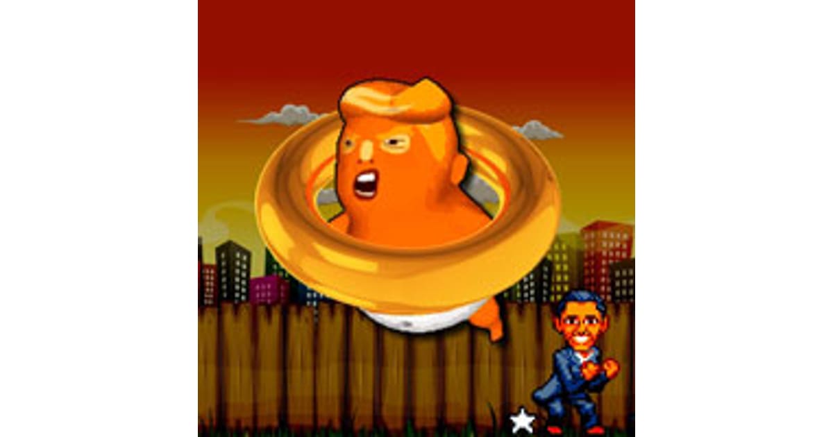 Tappy Flappy Trump - Play Tappy Flappy Trump Online at TopGames.Com