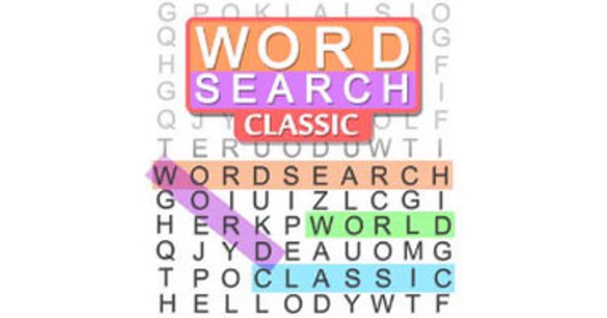 Word Search Classic - Play Word Search Classic Online at TopGames.Com