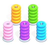 Color Hoop Stack - Play Color Hoop Stack Online at TopGames.Com